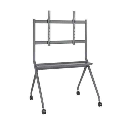 Heavy-Duty Interactive TV Cart Trolley - Flex Mount